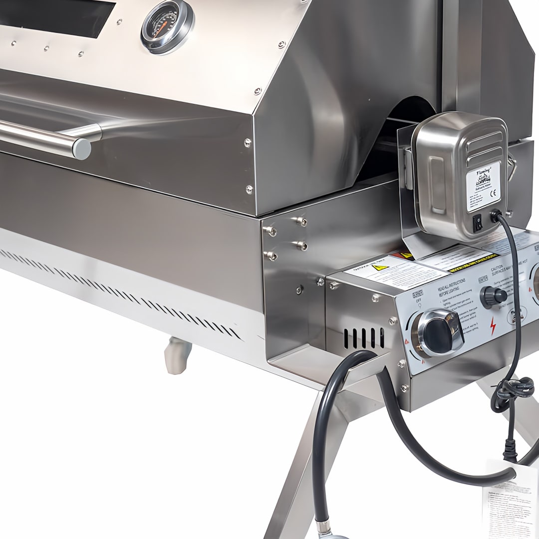 1000 mm Dual Fuel BBQ Spit Roaster | Charcoal and Gas